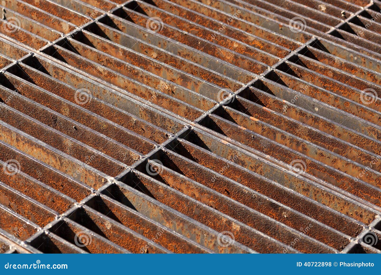 Rusty sewer grate stock photo. Image of metal, corrosion - 40722898
