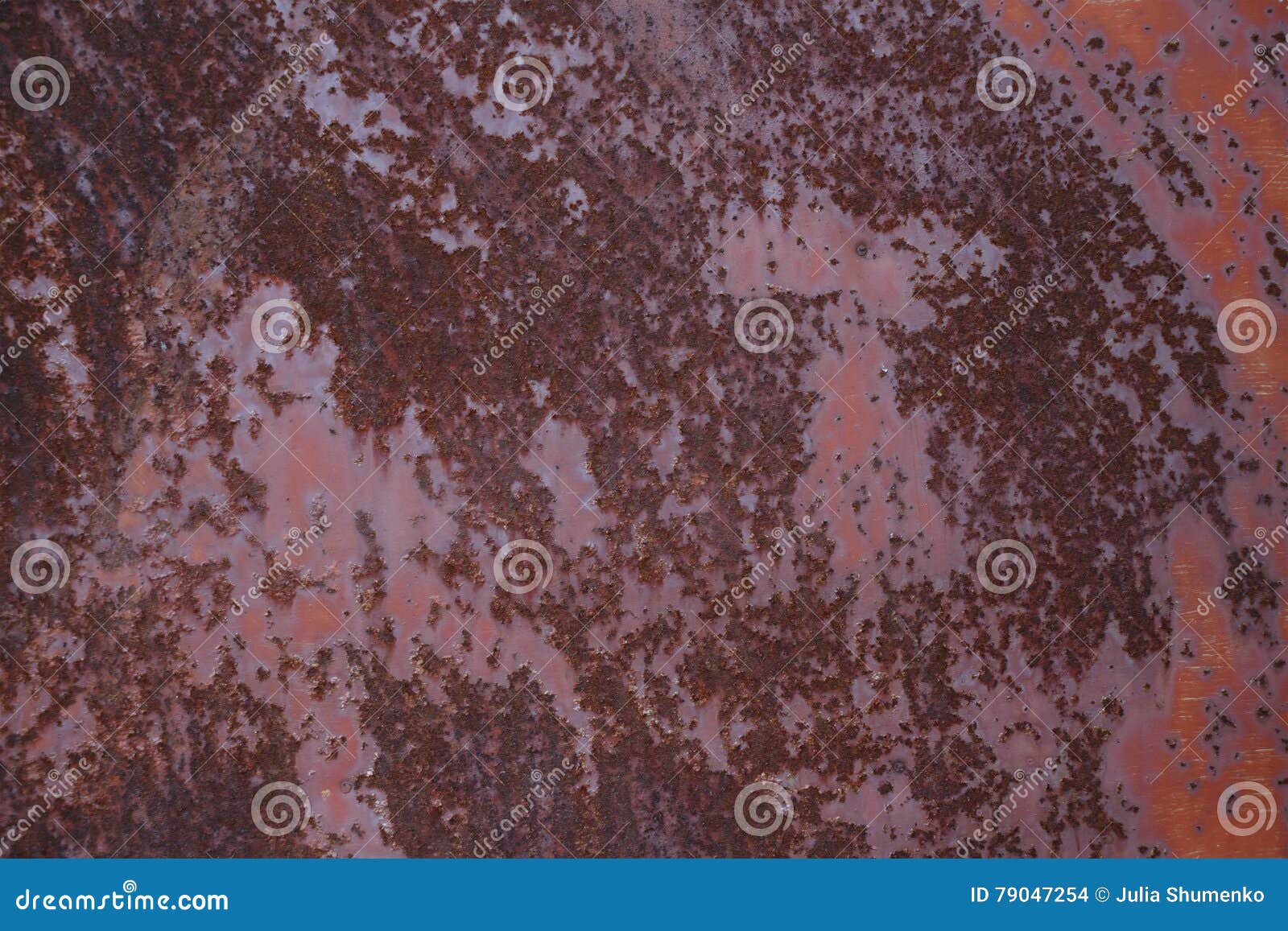 Rusty Shabby Metallic Sheet with Peeling Red Paint. Metal Texture Stock ...