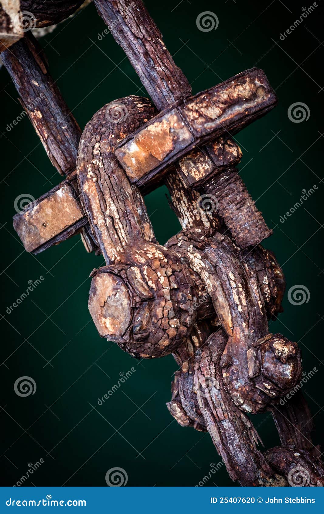 Rusty Shackle stock photo. Image of brown, blur, join - 25407620
