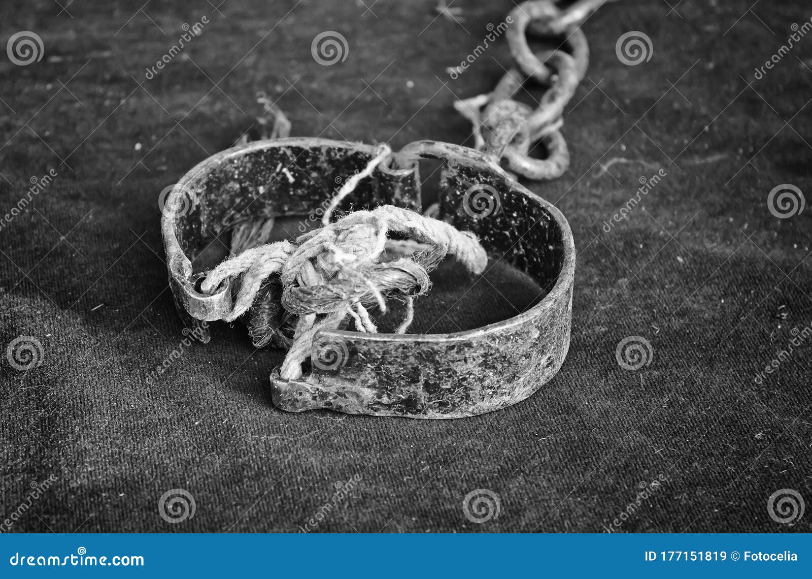 Rusty shackle stock image. Image of hangs, restriction - 177151819