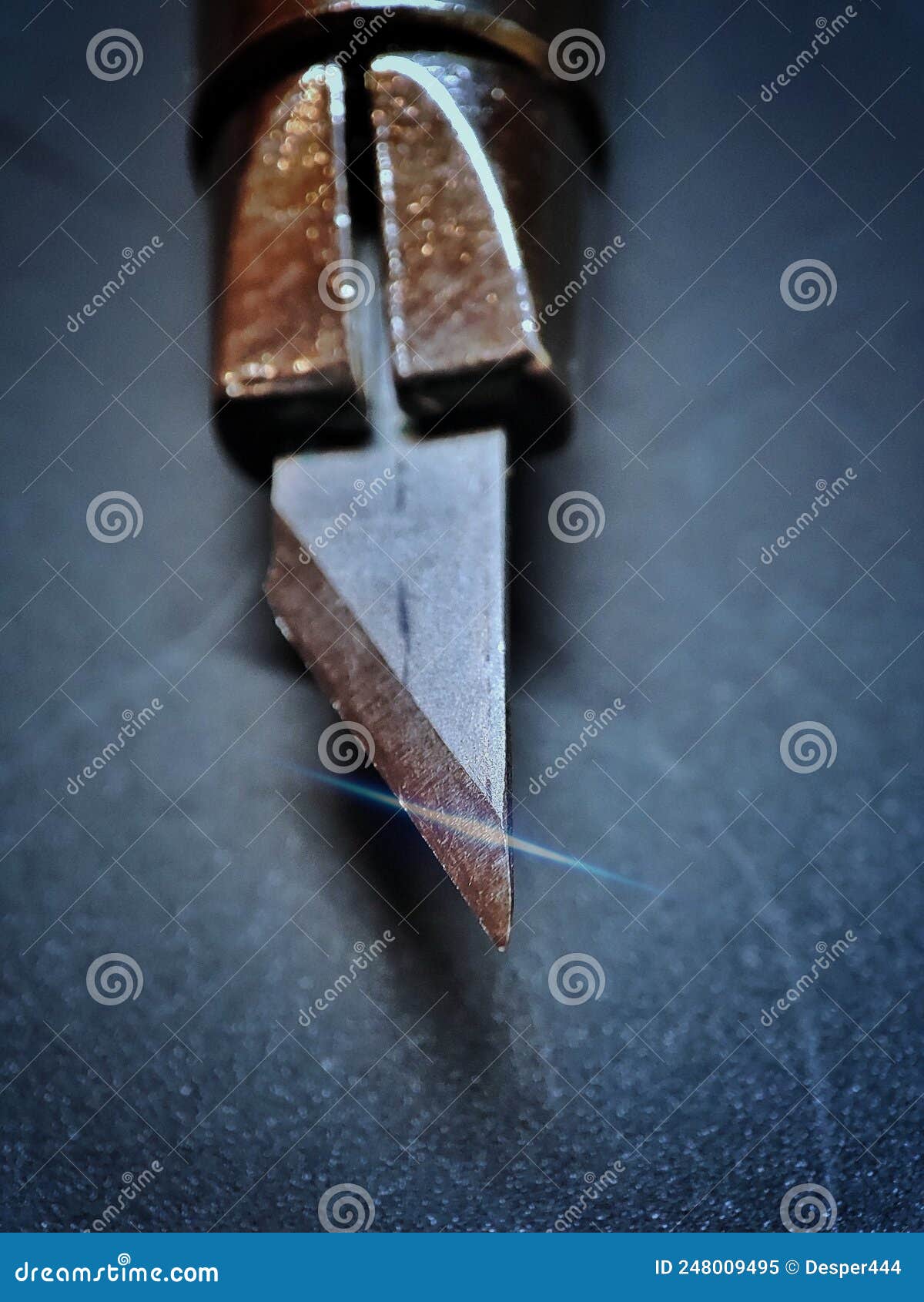 Rusty but Sharp Point Penblade Knife for Crafting Stock Image - Image ...