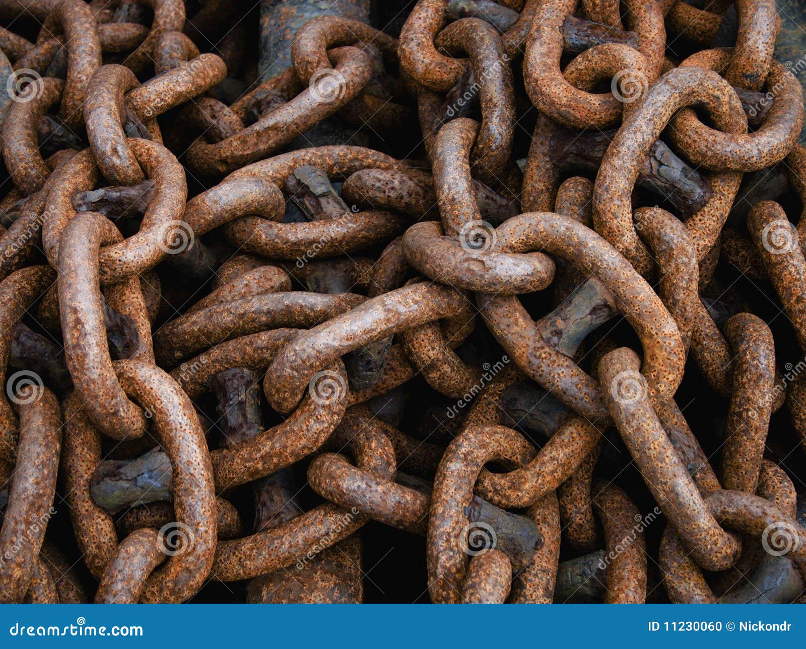 Rusty ship chain stock photo. Image of metallic, pattern - 11230060