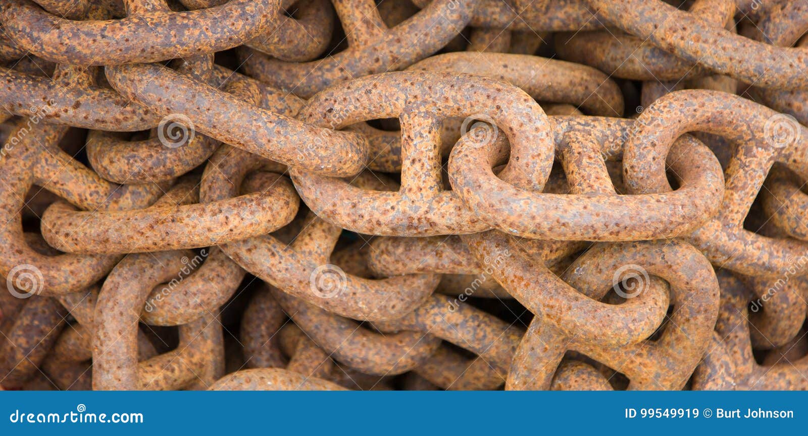 Rusty Ship Chain stock image. Image of obsolete, togetherness - 99549919