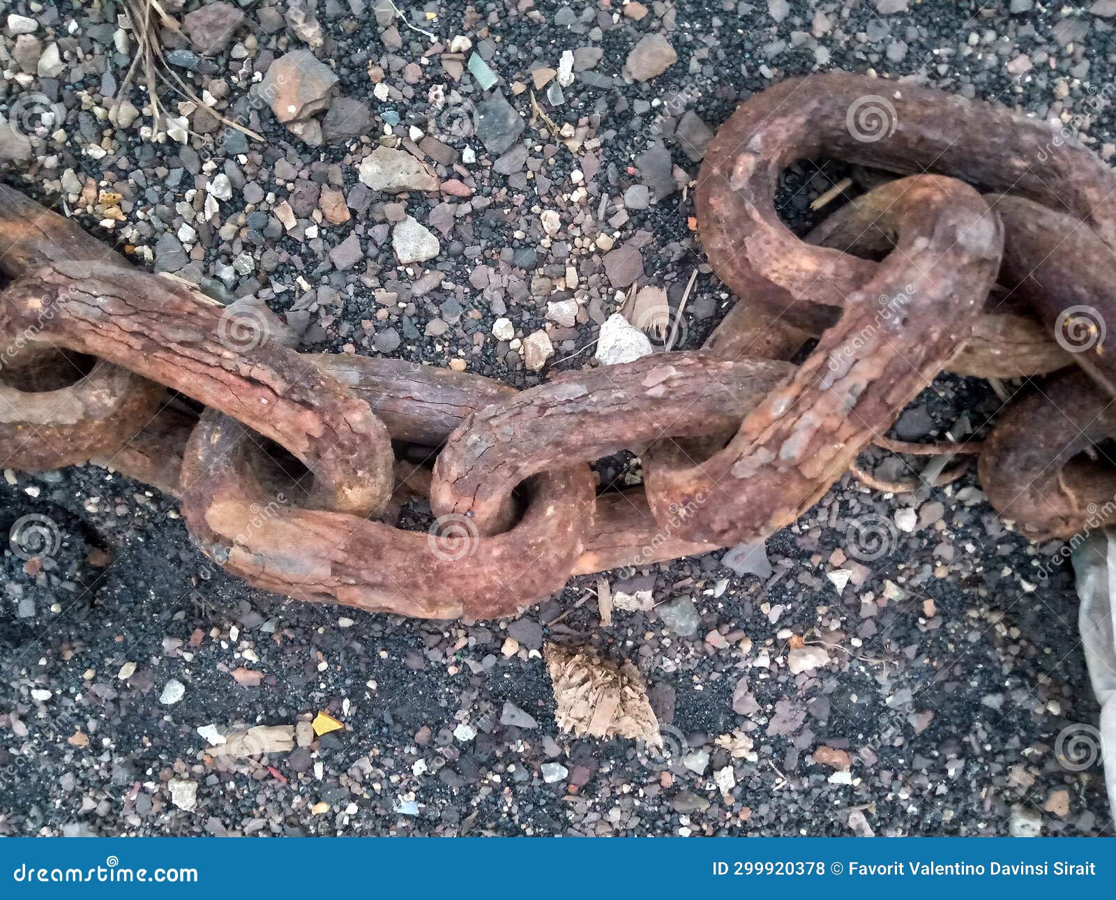 Rusty Ship Chain Due To Oxidation Makes the Chain Porous and Fragile ...