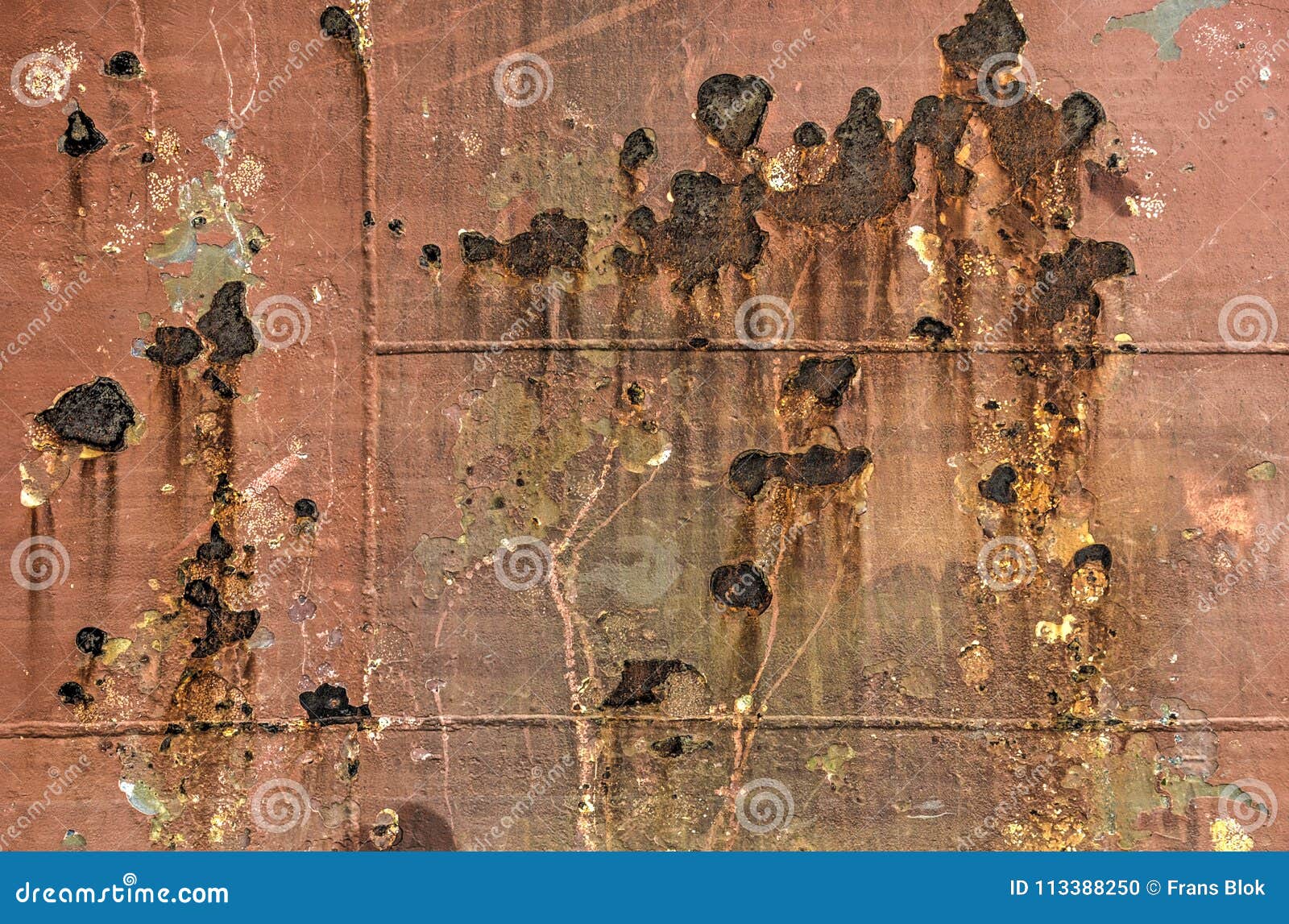 Rusty ship hull stock photo. Image of boat, weathering - 113388250