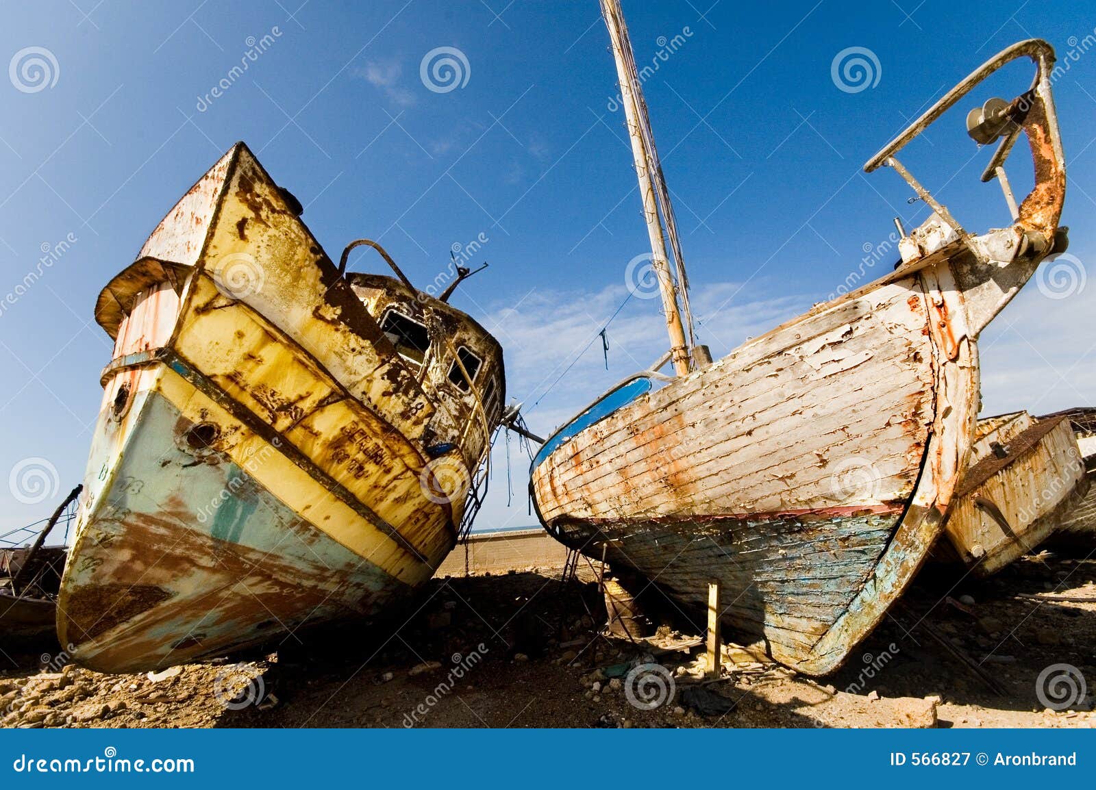 Rusty Ships Royalty Free Stock Photography - Image: 566827