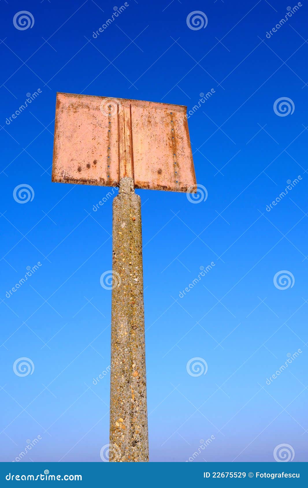 Rusty sign stock image. Image of outlined, noticeboard - 22675529