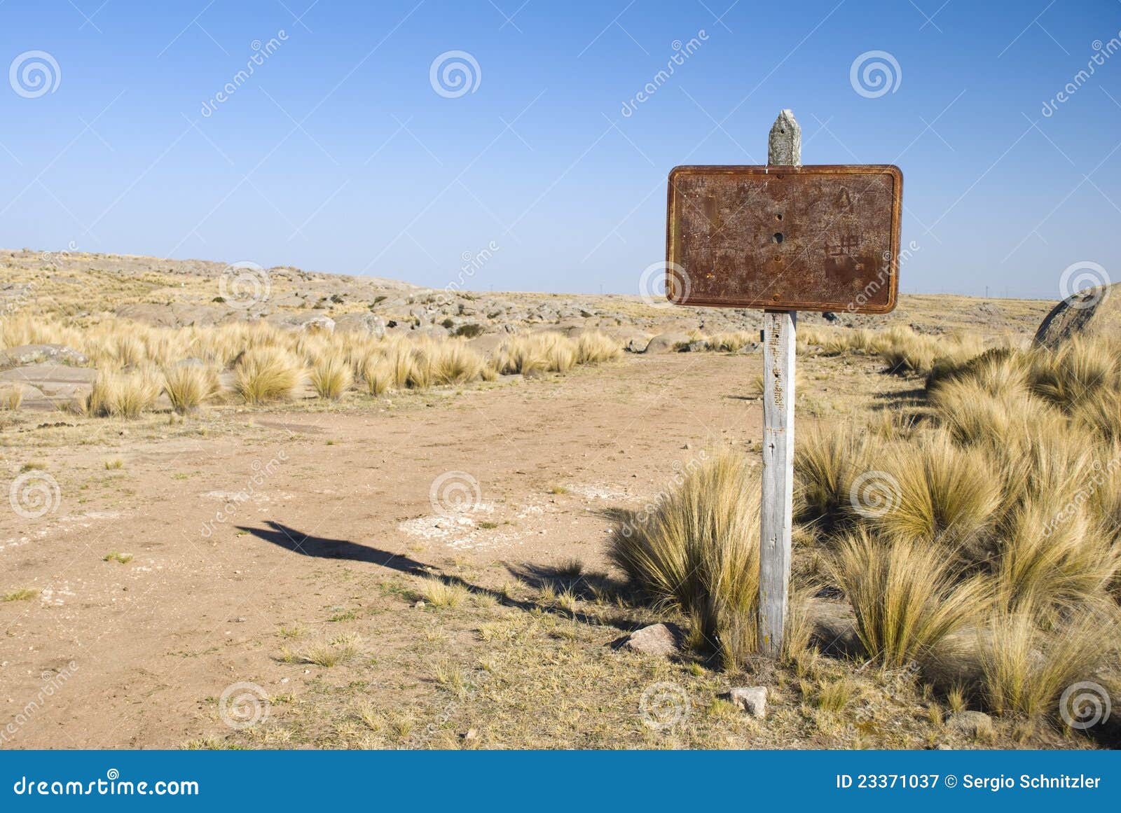 Rusty Sign and Road stock image. Image of rusty, sign - 23371037