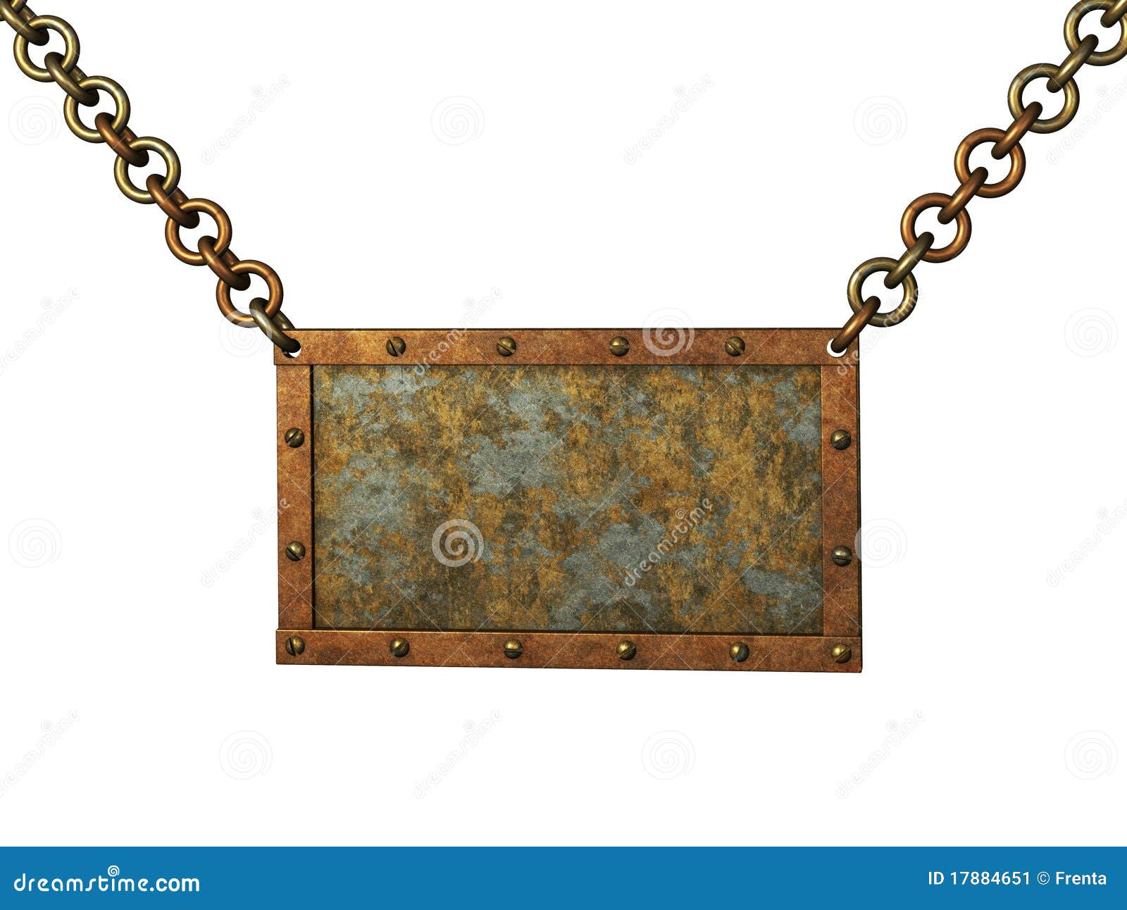 Rusty signboard stock illustration. Illustration of board - 17884651