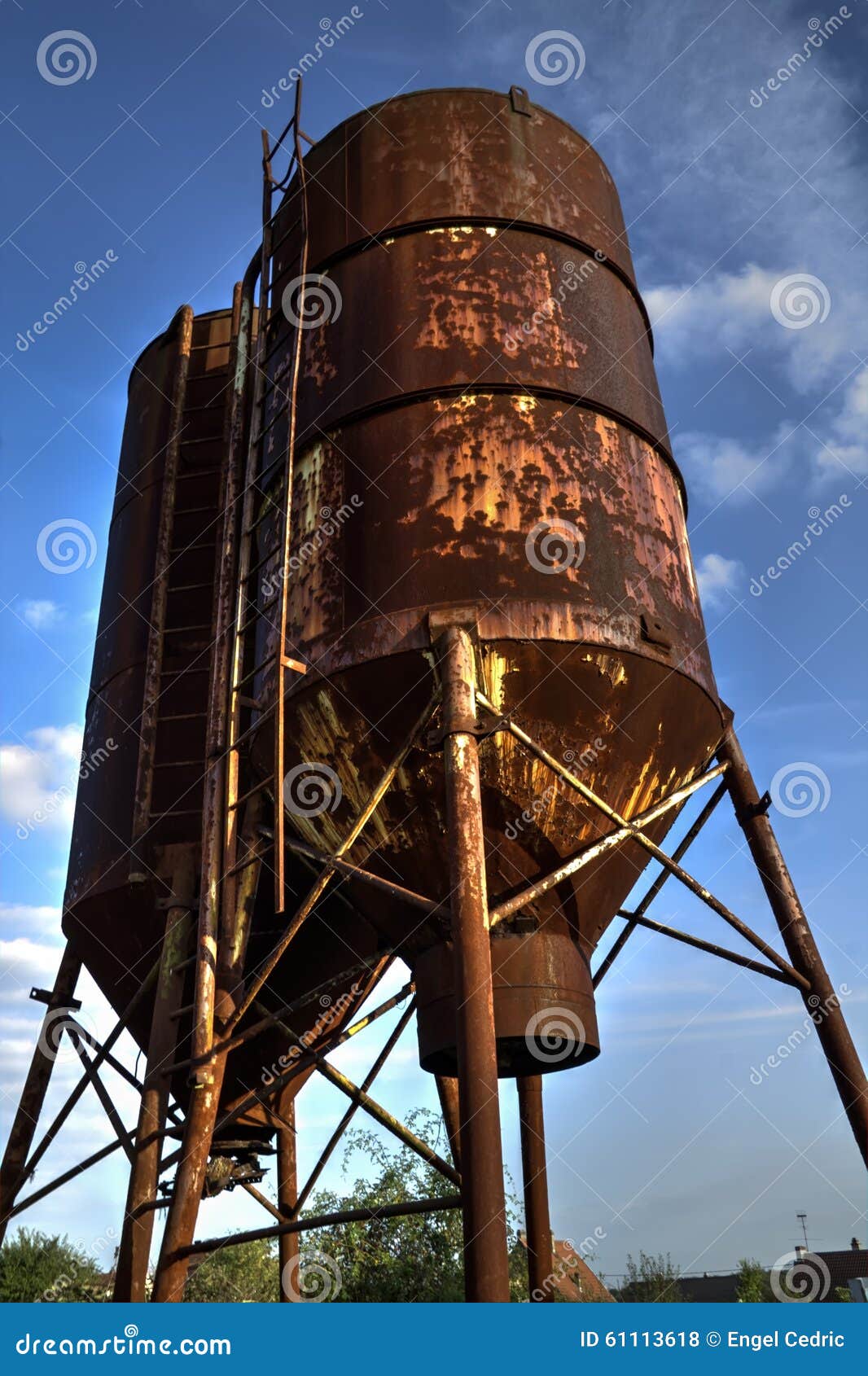 Rusty Silo Royalty-Free Stock Photography | CartoonDealer.com #17444807