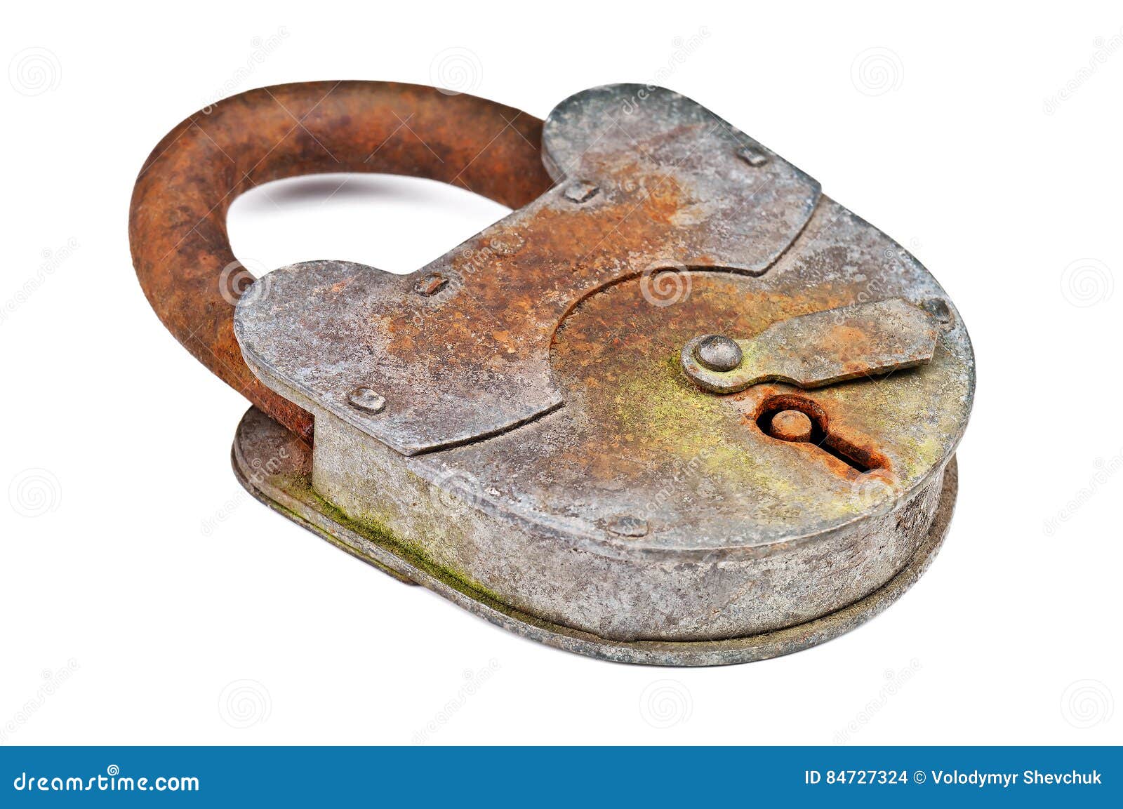 Rusty solid padlock stock photo. Image of padlock, treasure - 84727324