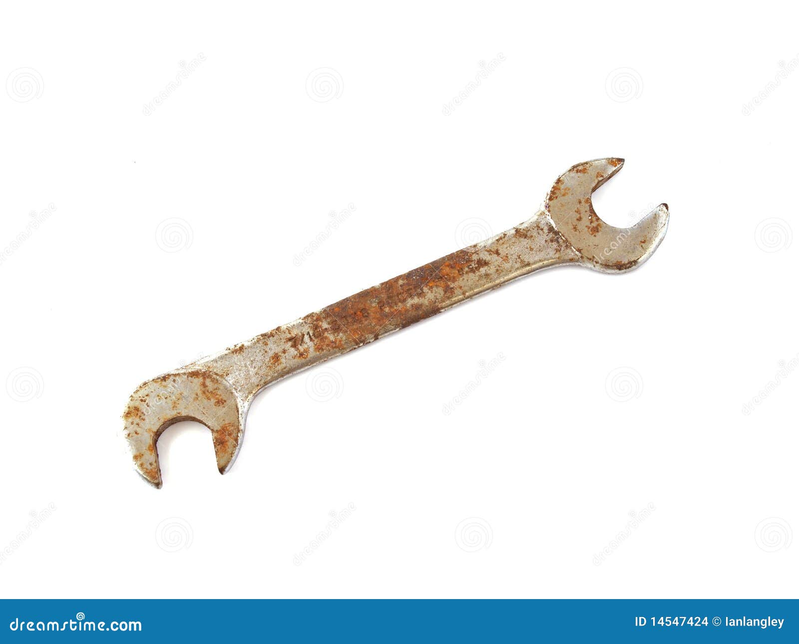 Rusty Spanner Stock Images - Image: 14547424