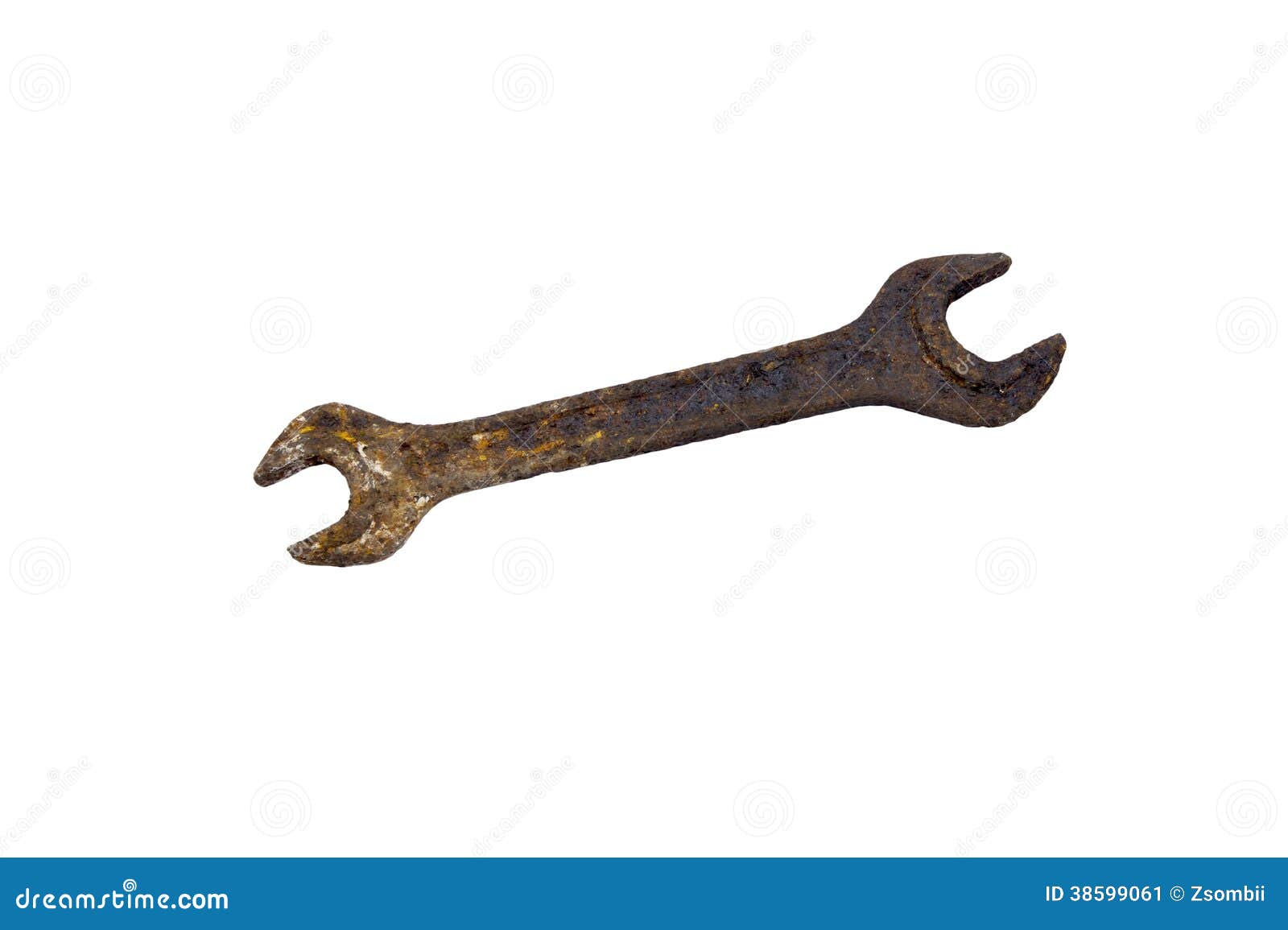 Rusty spanner stock image. Image of tighten, wrench, rust - 38599061