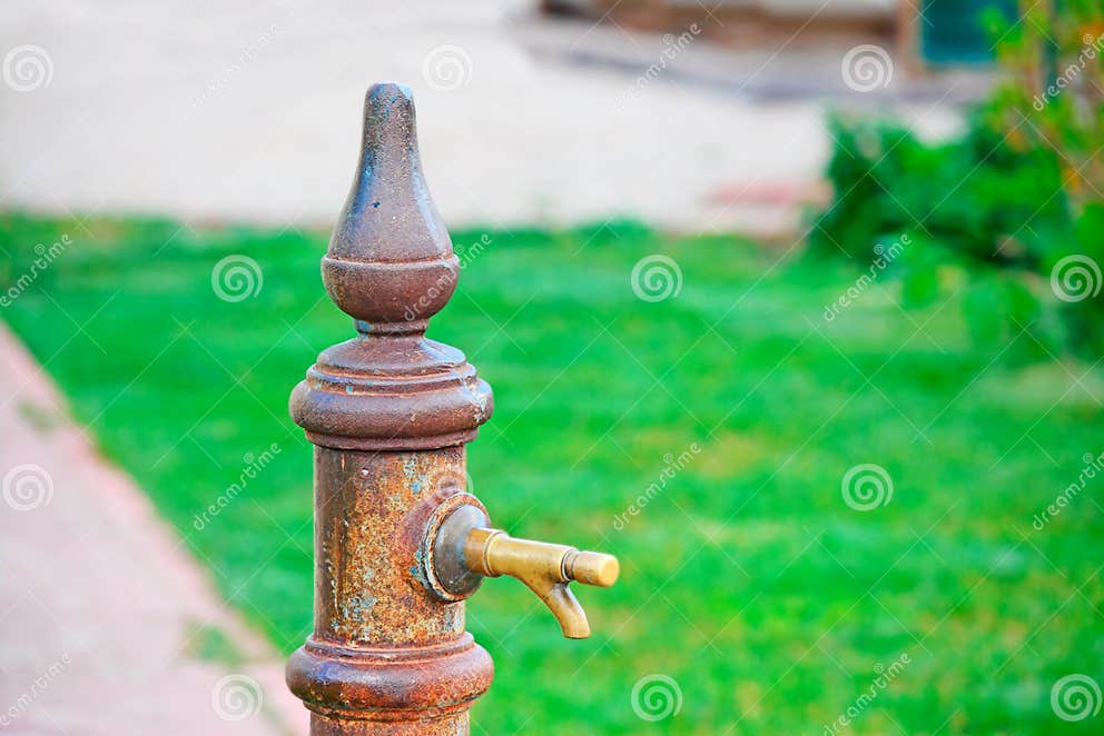 Rusty spigot stock photo. Image of pipes, concept, white - 40509256