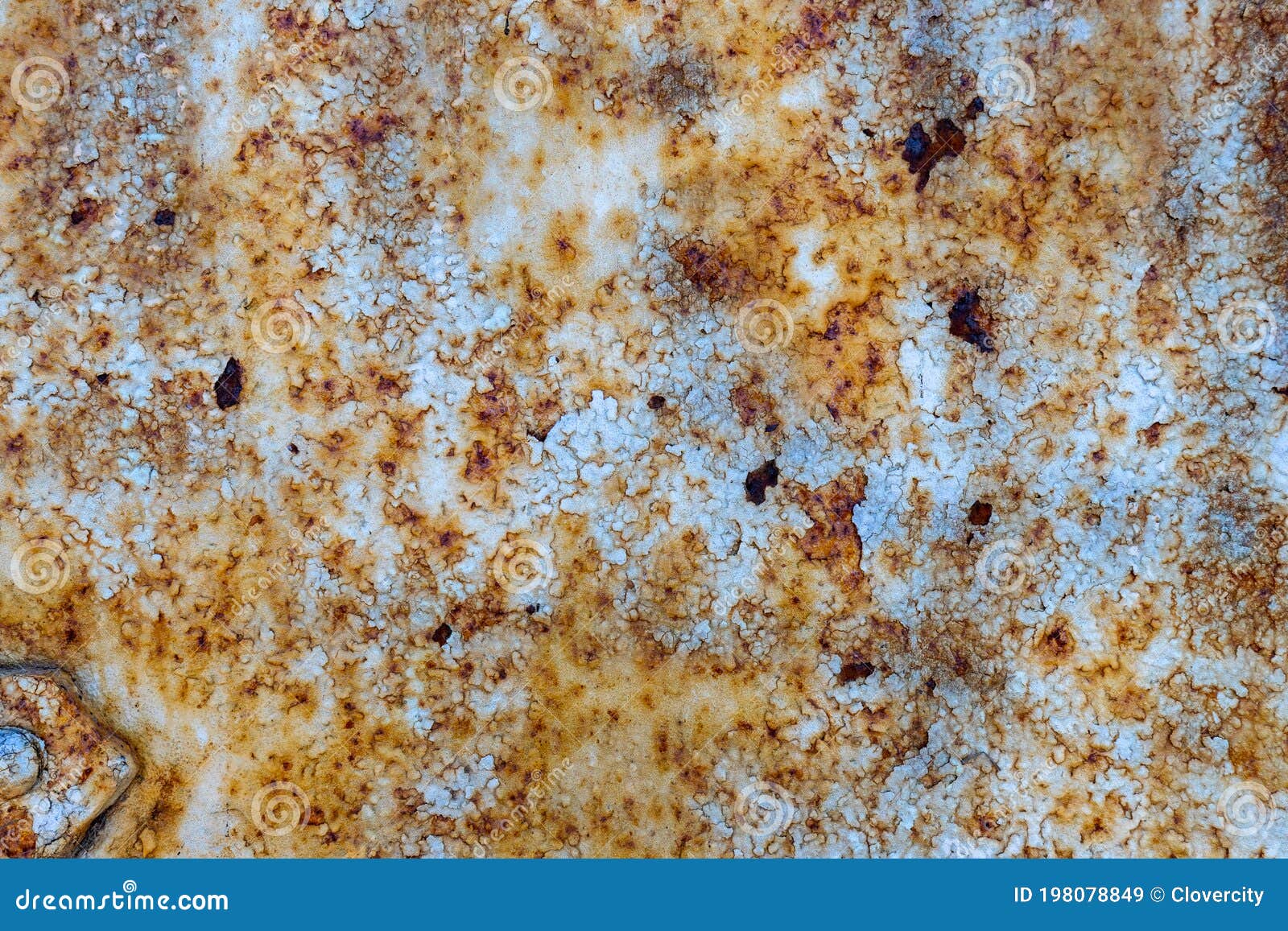 Rusty Spots on Old Metal Wall Stock Image - Image of background, spots ...