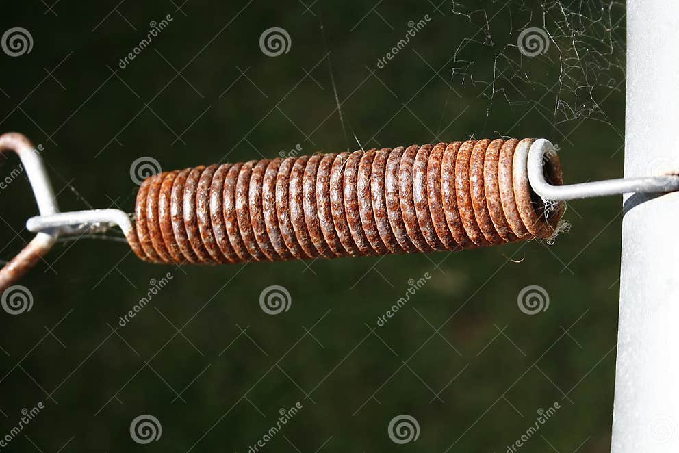 Rusty spring stock image. Image of depth, trampoline, rust - 4149259