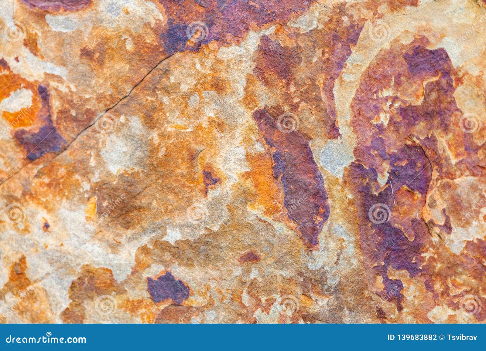 Rusty Stains on Stone Texture. Stock Photo - Image of material, slate ...