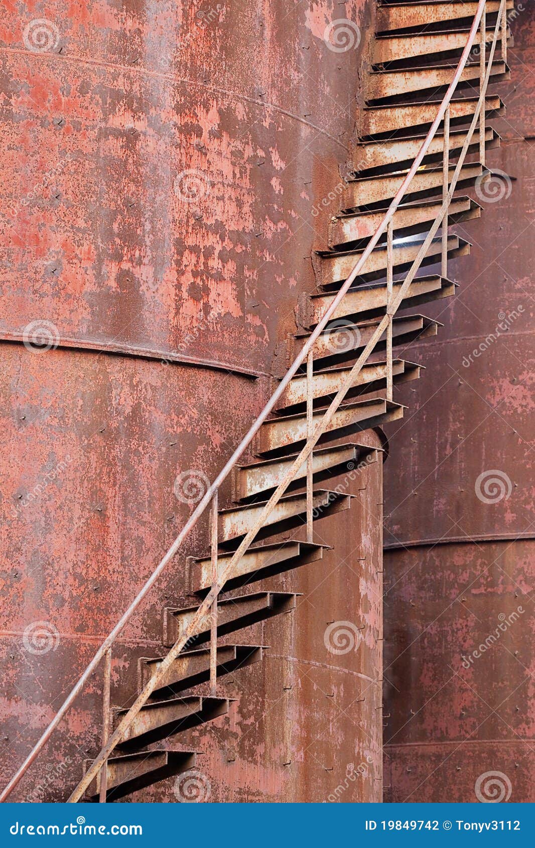 Rusty stairs stock photo. Image of weathered, rail, structure - 19849742