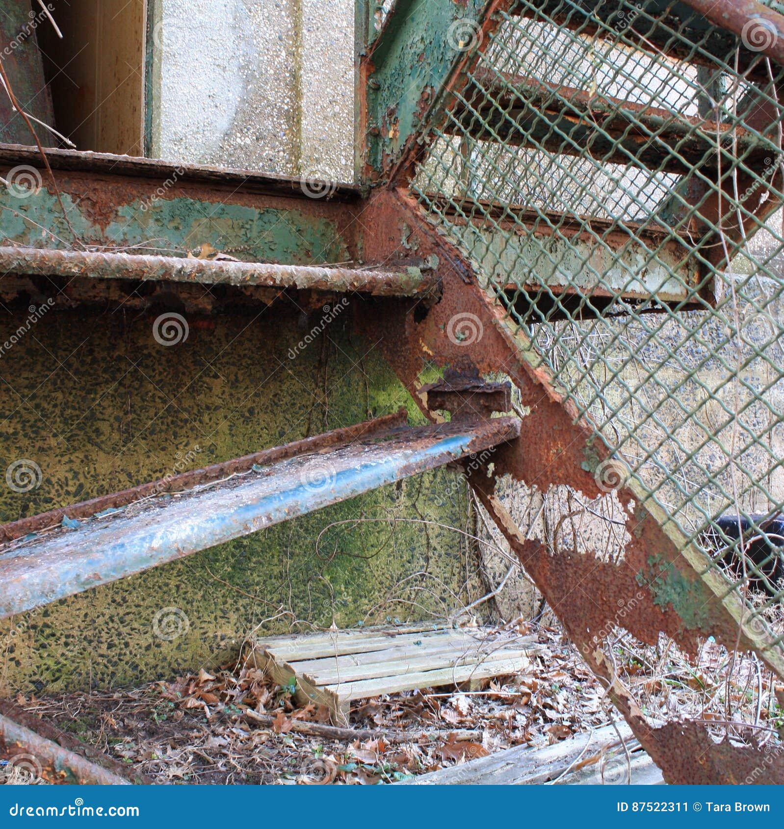 Rusty Stairs stock image. Image of rusty, urbex, exploration - 87522311
