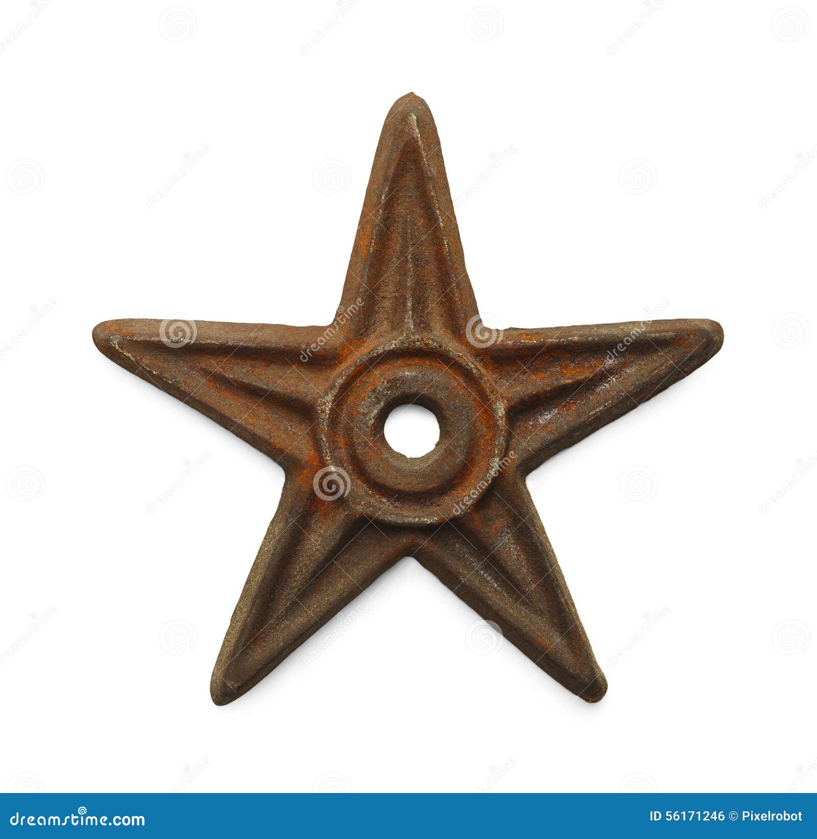 Rusty Star stock photo. Image of isolated, rusty, white - 56171246