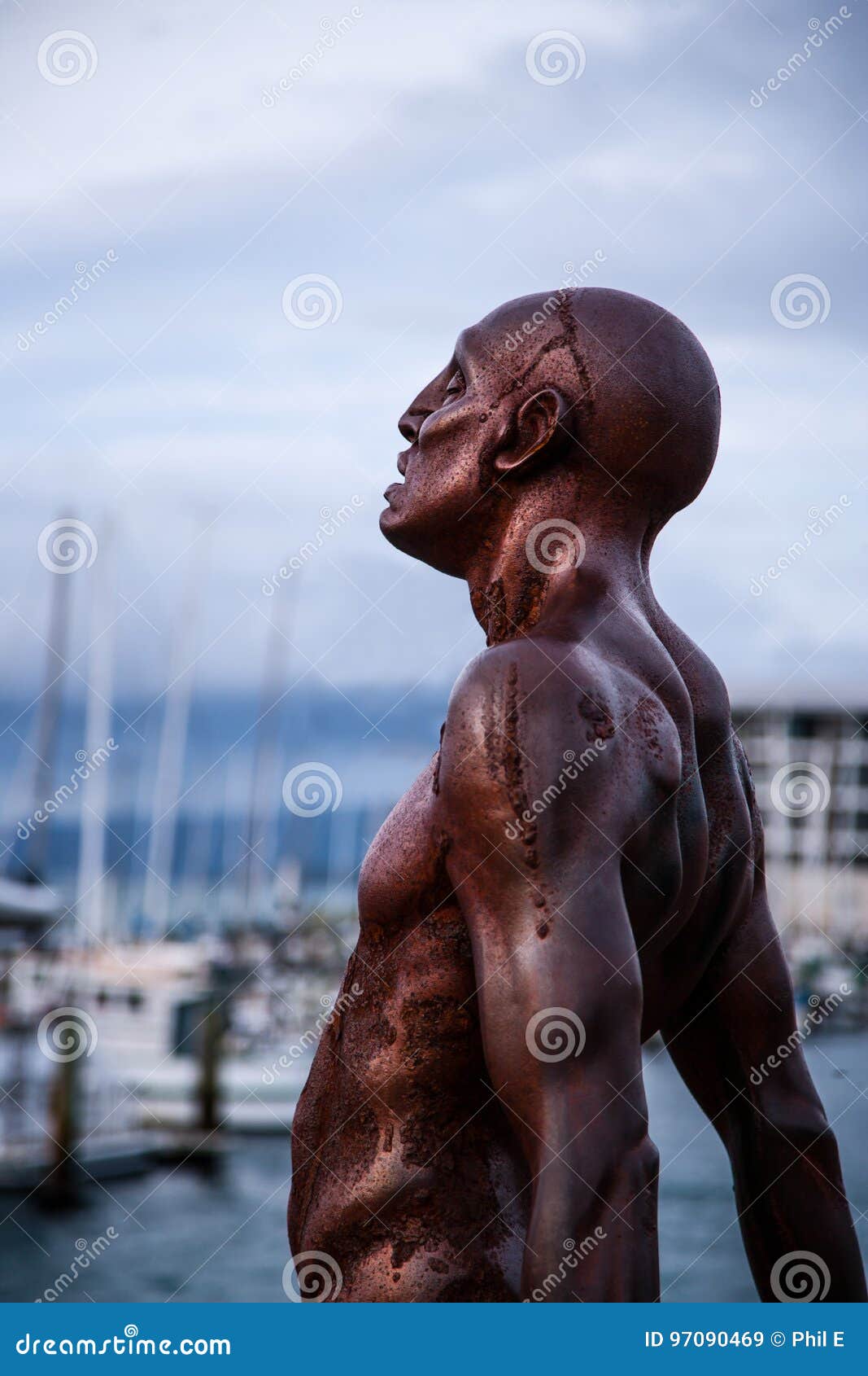Rusty Statue Man stock image. Image of person, rust, century - 97090469