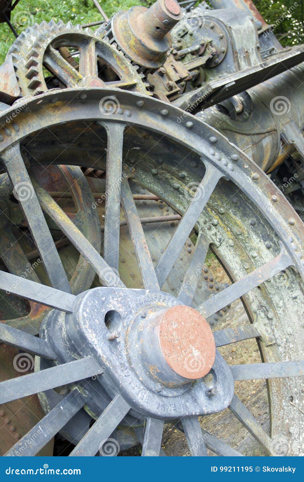 Rusty steam-engine stock image. Image of vintage, heritage - 99211195