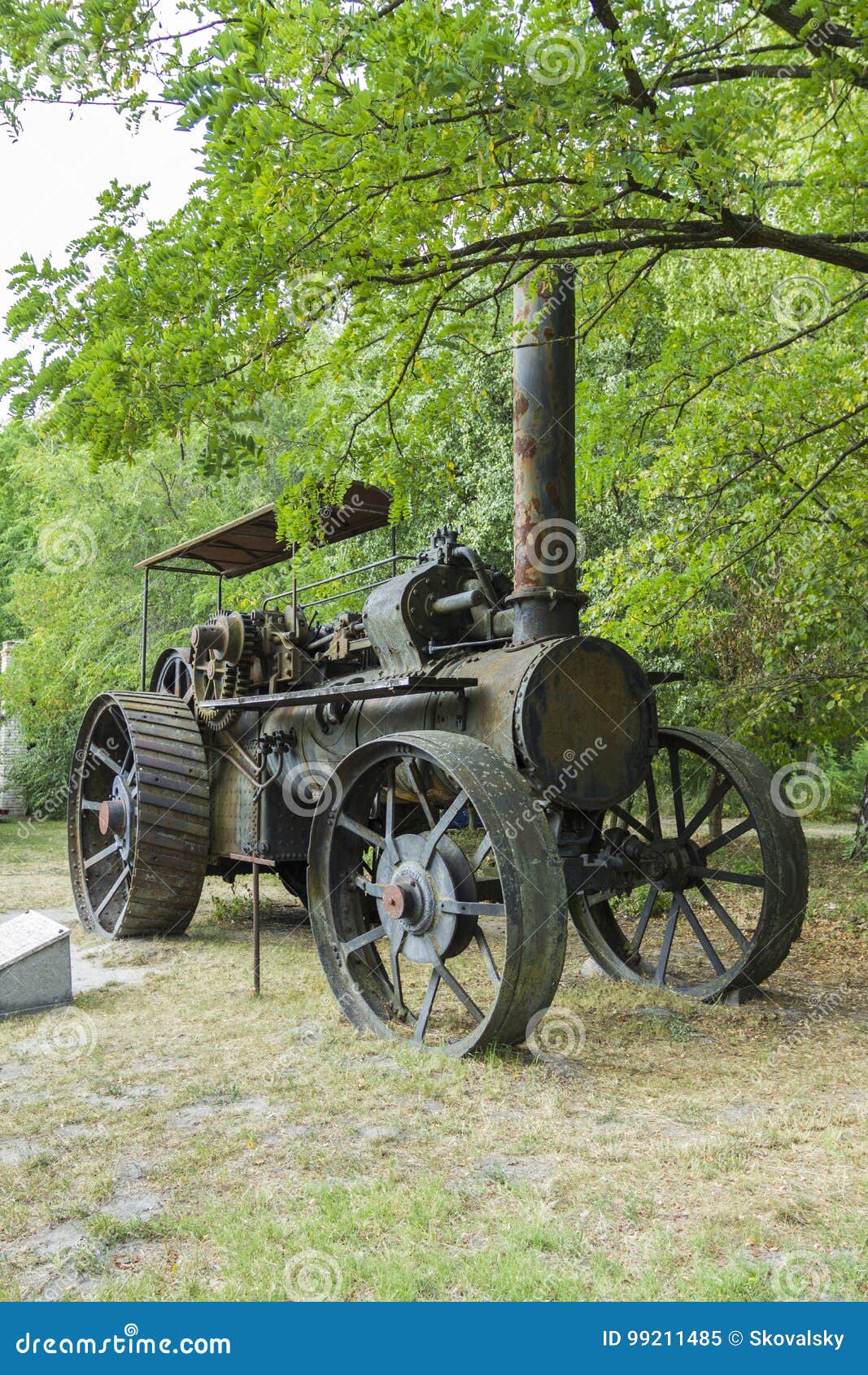 Rusty steam-engine stock image. Image of metal, history - 99211485