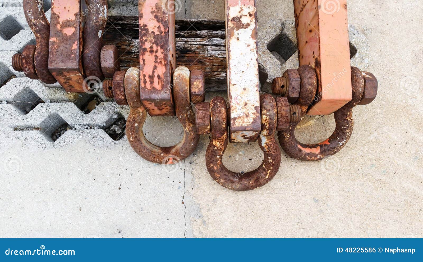 Old Rusty Shackles Closed Rusty Traditional Handcuffs Vertical Wall ...