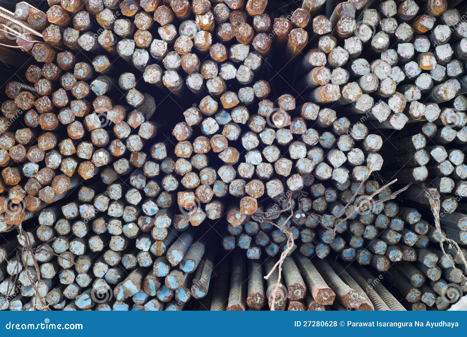 Rusty steel bars. stock photo. Image of close, abstract - 27280628