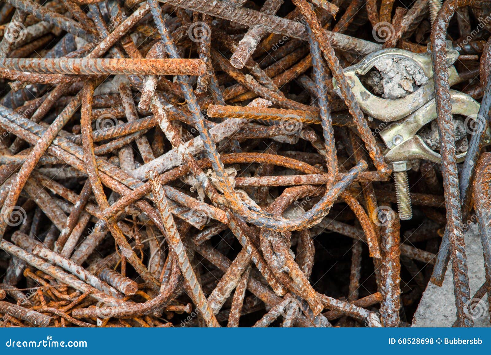 Rusty steel bars stock photo. Image of closeup, industrial - 60528698