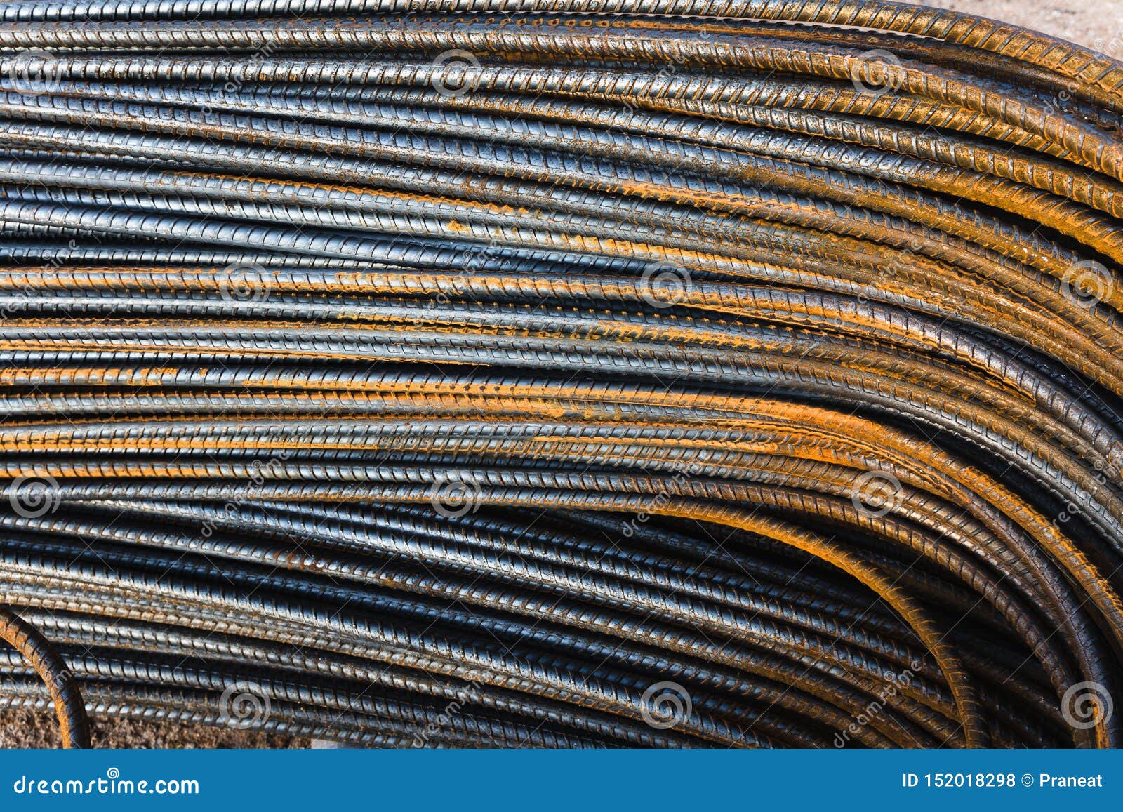 Rusty steel bars stock photo. Image of corroded, background - 152018298
