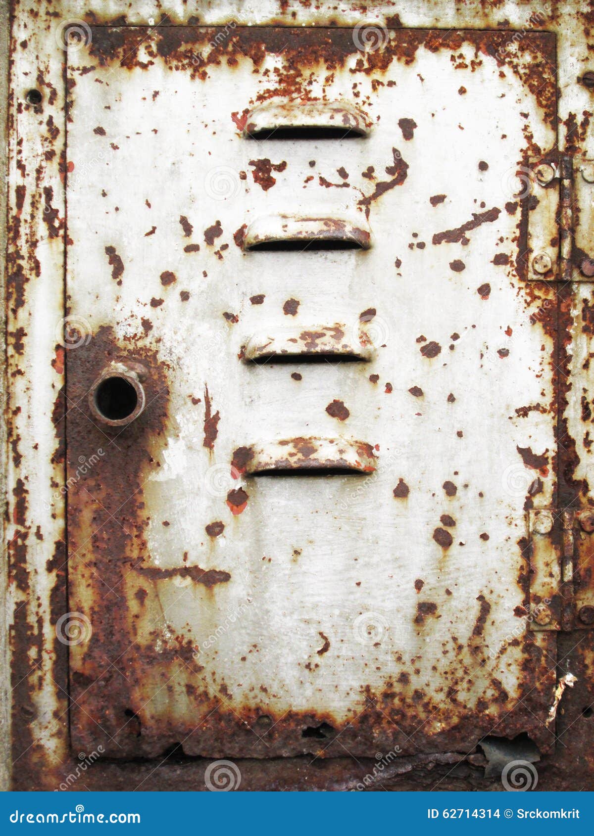 Rusty Steel Door and Door Hinges Stock Photo - Image of rusty, antiques ...