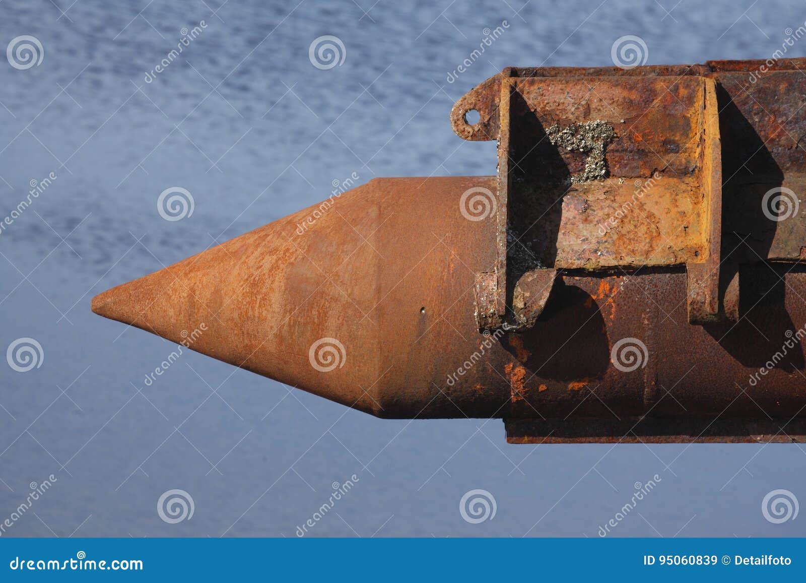 Rusty Steel pillar stock image. Image of rusts, bremen - 95060839