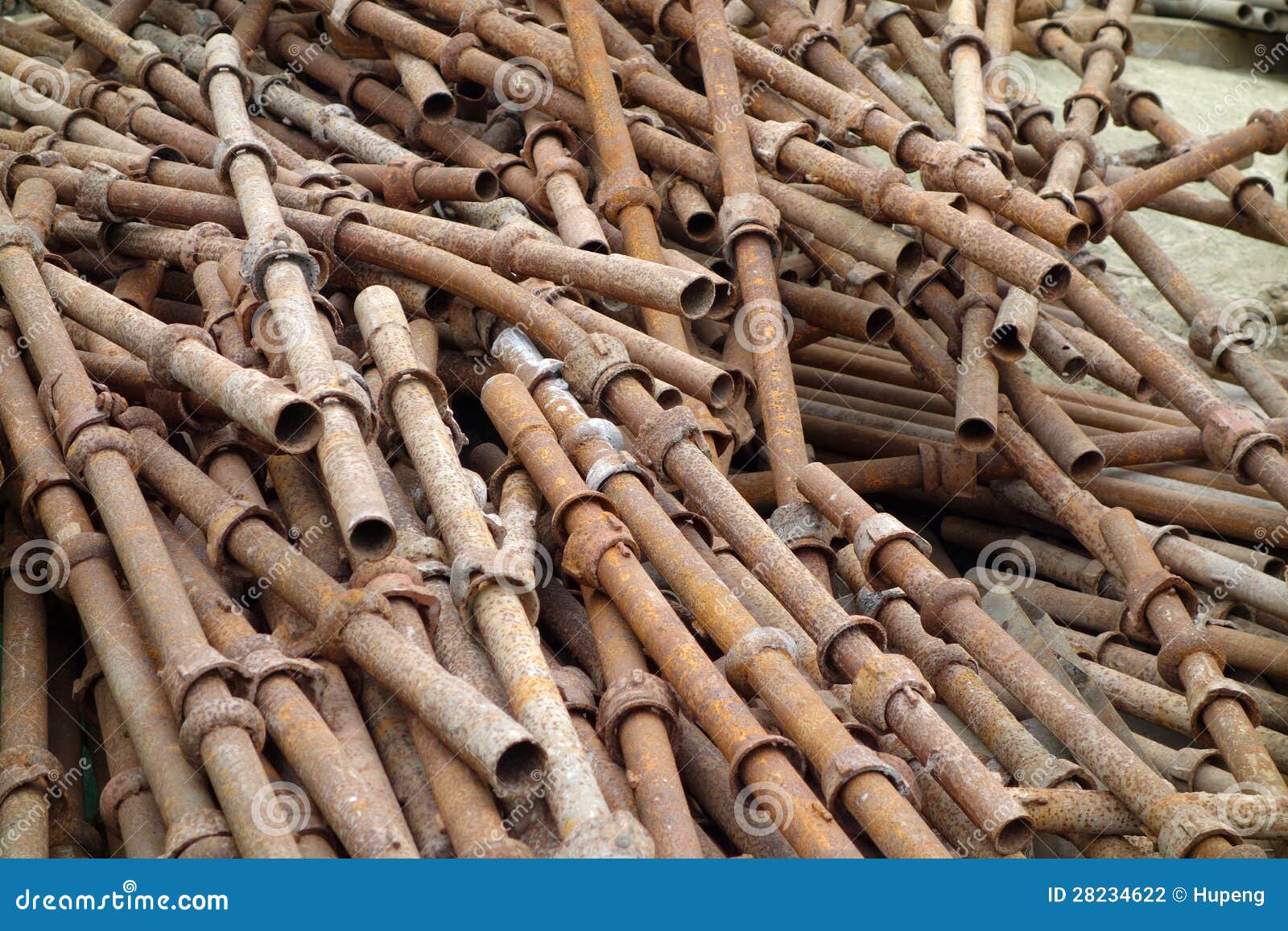 Rusty steel pipe stock photo. Image of architectures - 28234622