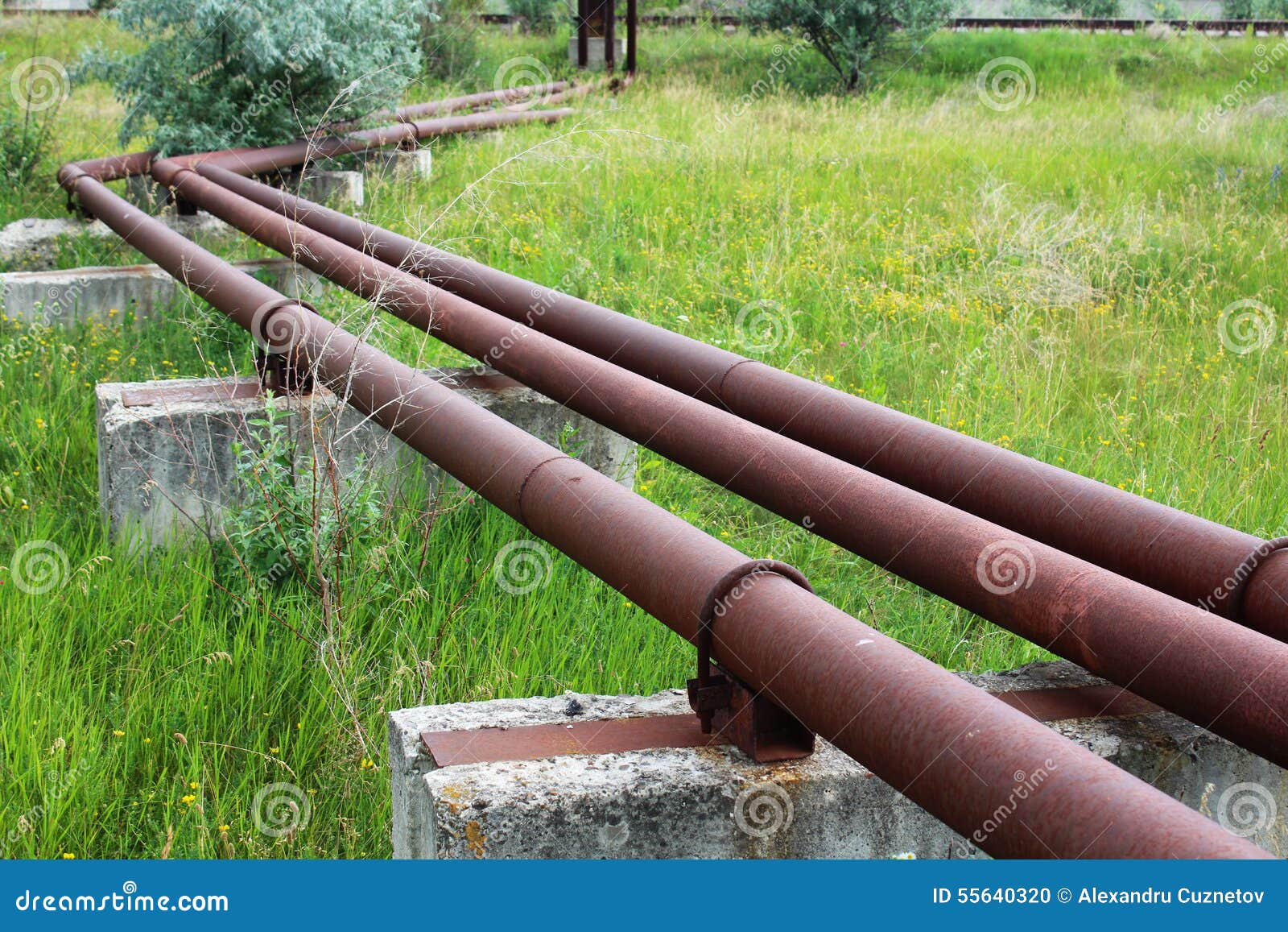 Rusty steel pipelines stock photo. Image of tube, pipe - 55640320