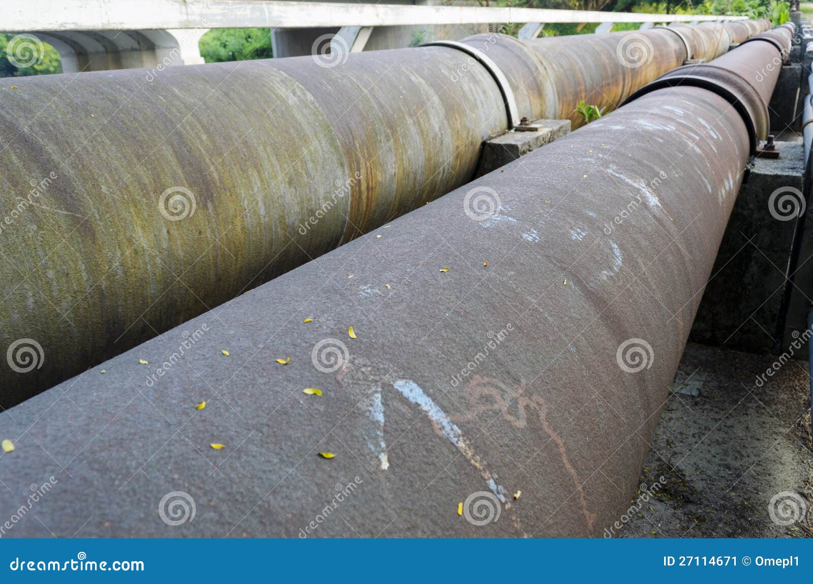 Rusty Steel Pipes stock image. Image of corrosion, cylinder - 27114671