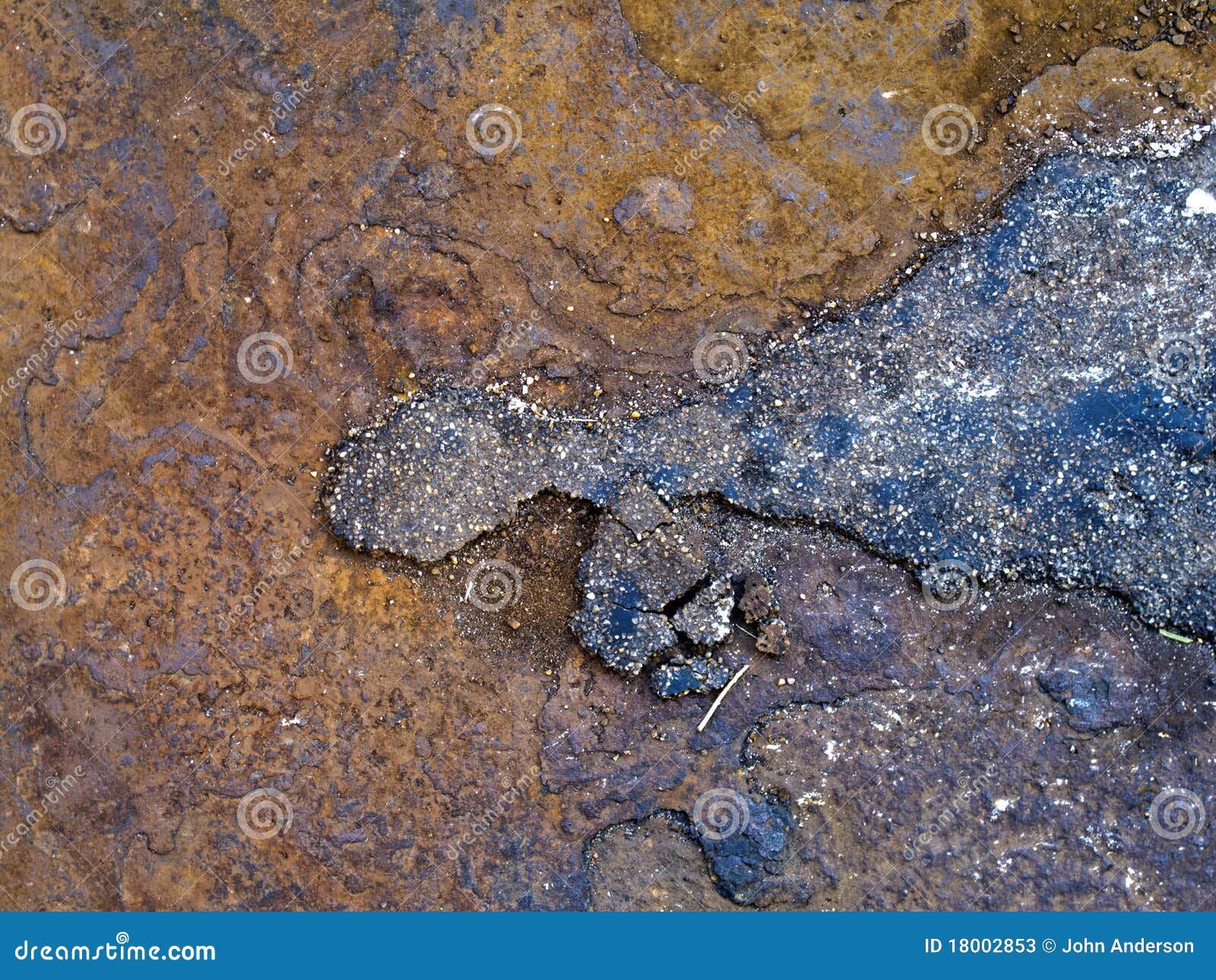 Rusty steel plate stock image. Image of worn, street - 18002853