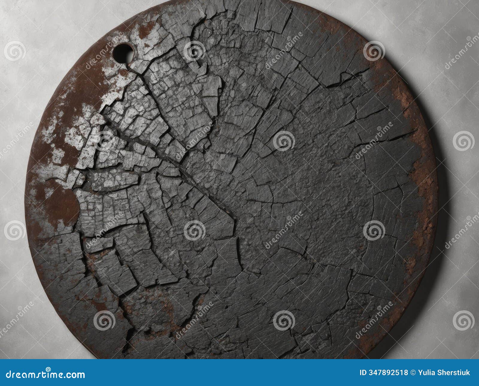 Rusty Steel Plate with Deep Cracks and Pitted Surfaces from Extensive ...