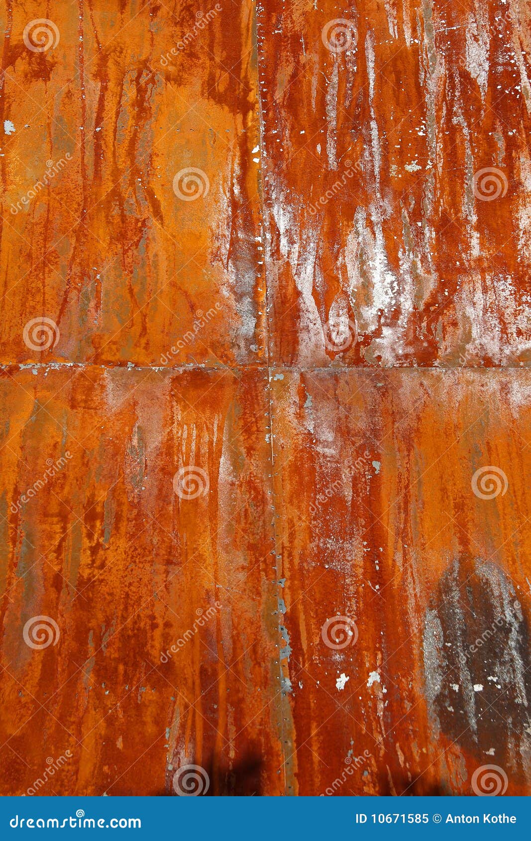Rusty steel plates stock image. Image of area, rusty - 10671585