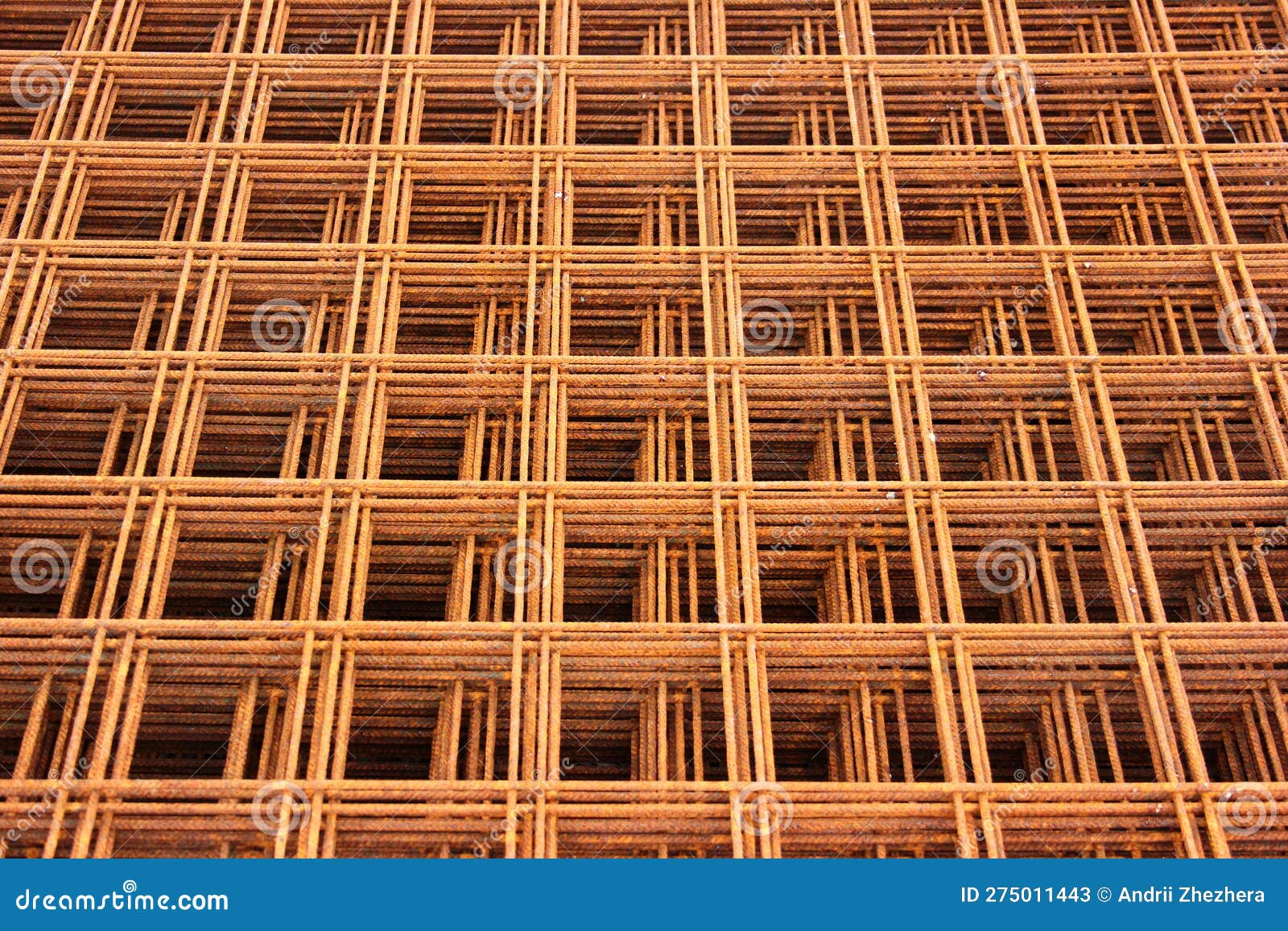 Rusty Steel Rebar Grids, Abstract Construction Backround Stock Image ...