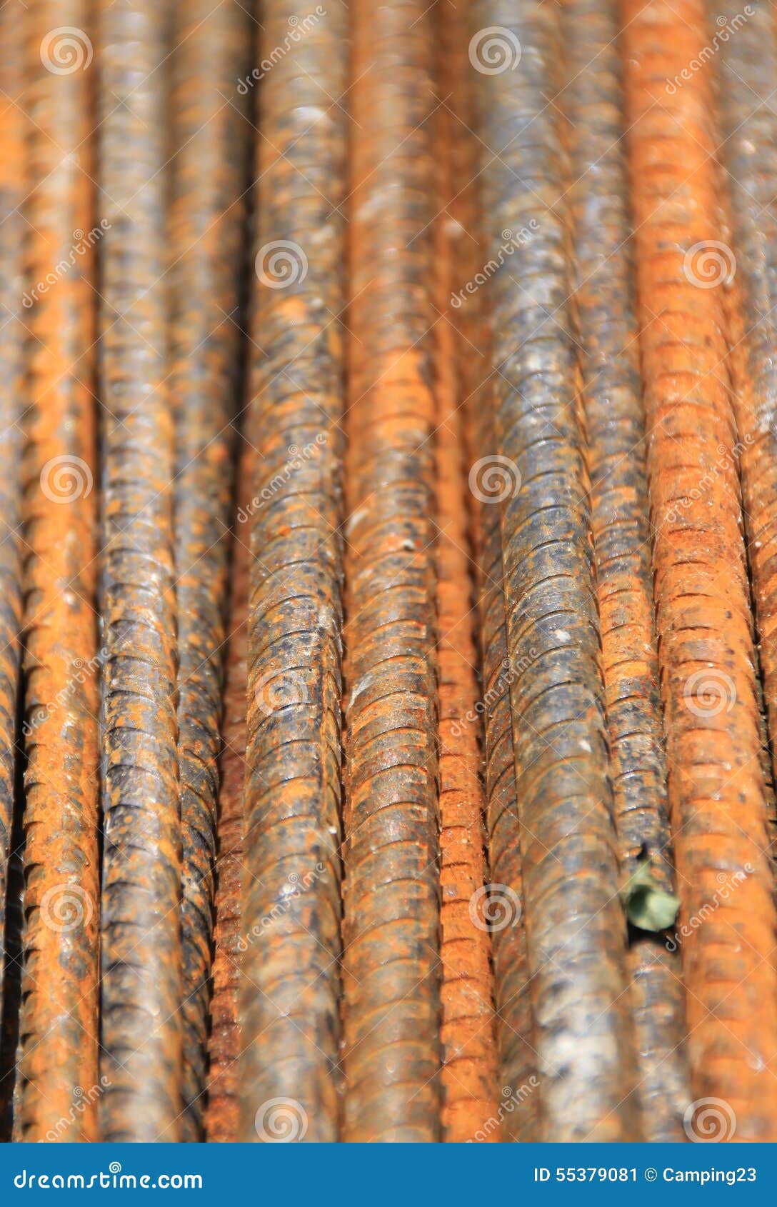 Rusty steel rods. stock image. Image of equipment, activity - 55379081