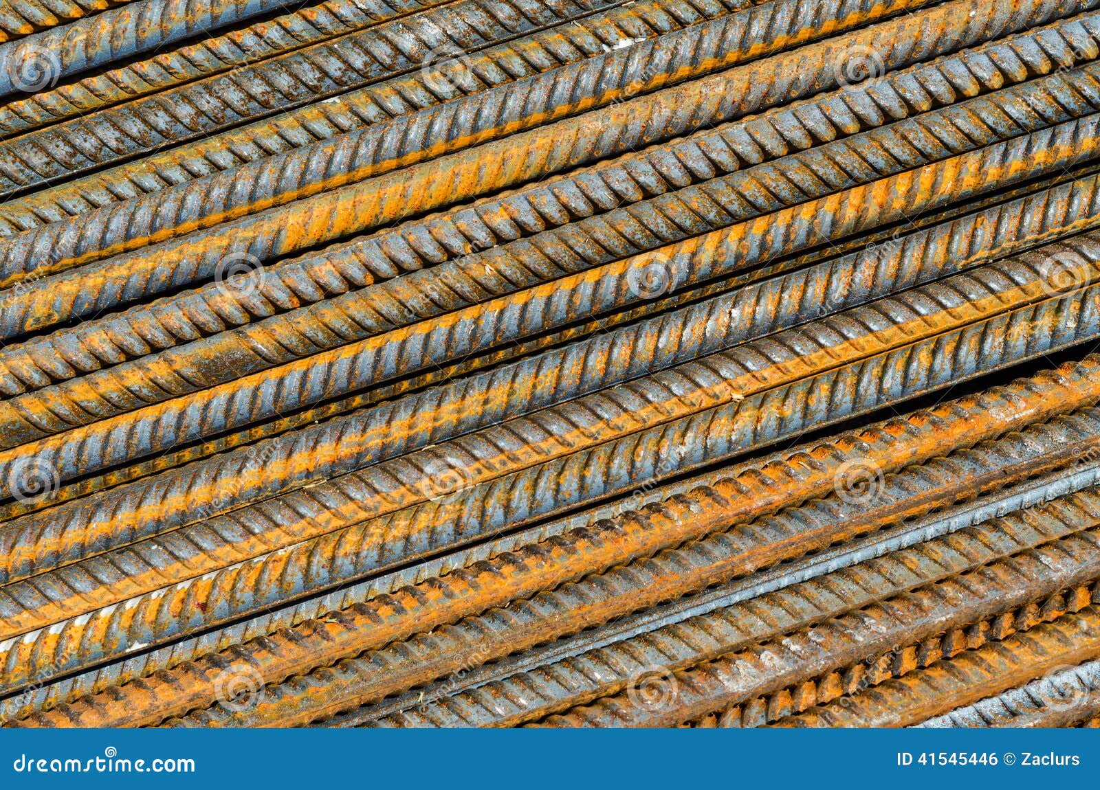 Rusty steel rods stock photo. Image of corrosion, large - 41545446