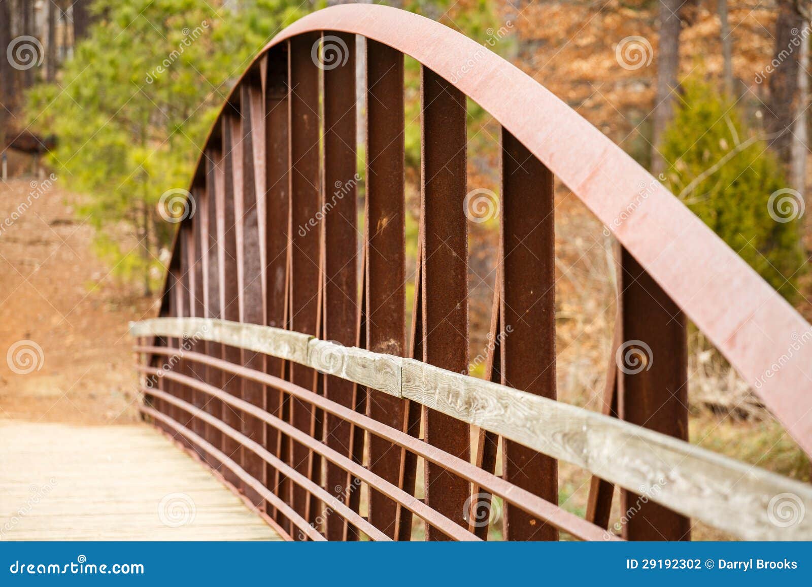 Rusty Steel Span on Old Bridge Stock Photo - Image of architecture ...