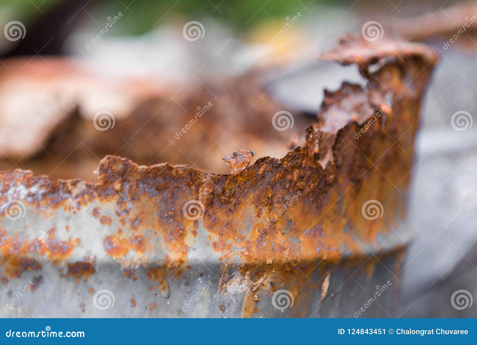 Rusty steel tank stock image. Image of garbage, color - 124843451