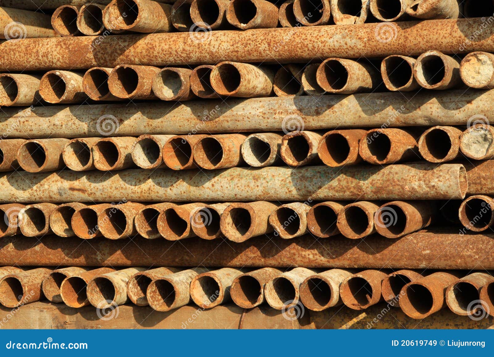 Rusty steel tube stock image. Image of obsolete, fashioned - 20619749