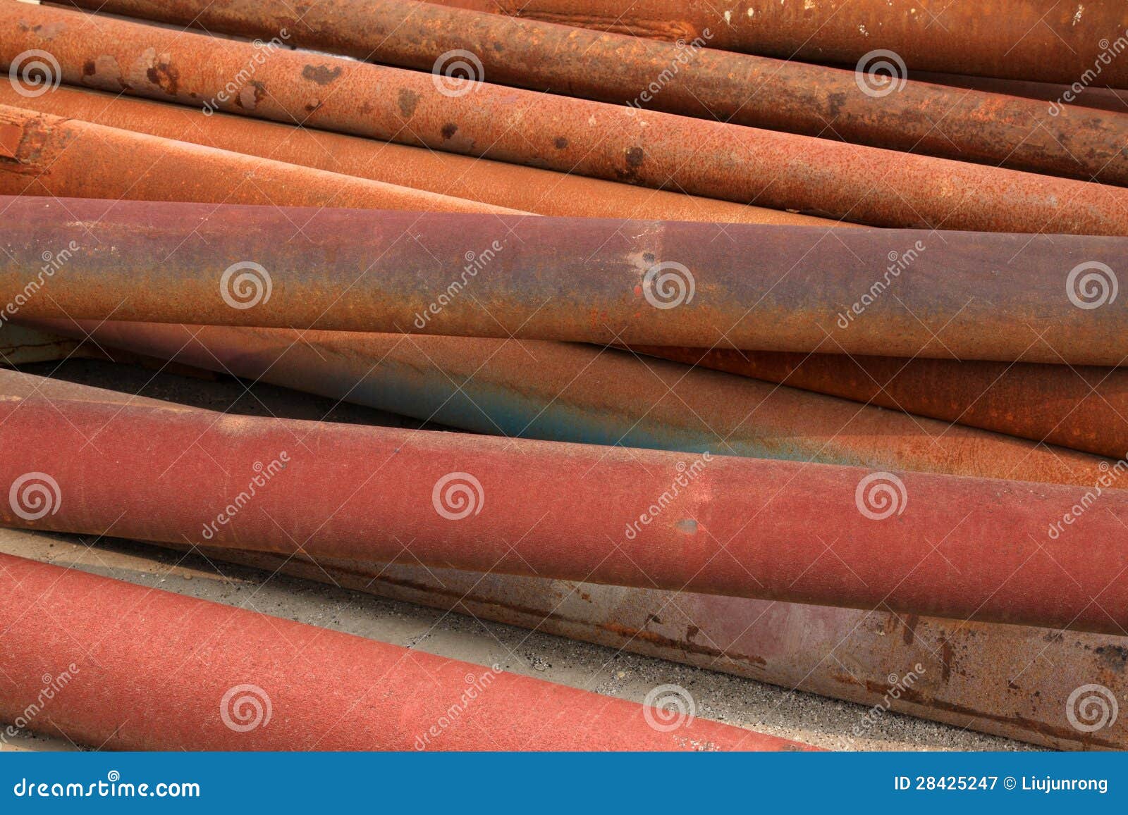 Rusty steel tube stock image. Image of cracked, element - 28425247