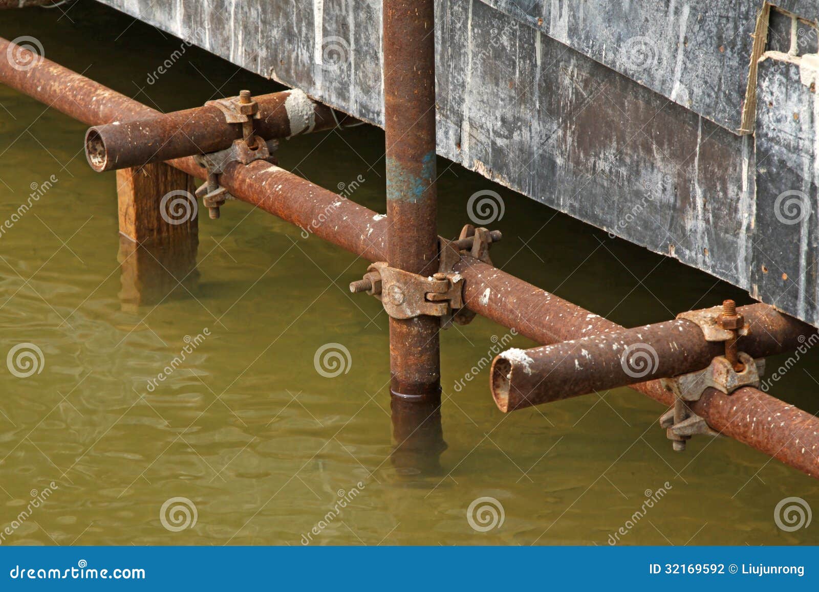 Rusty steel tube stock photo. Image of fasteners, life - 32169592