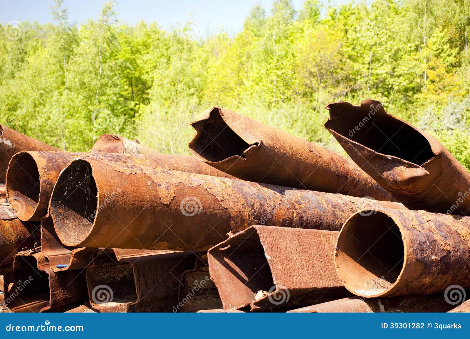 Rusty Steel stock photo. Image of tube, corroded, scrap - 39301282