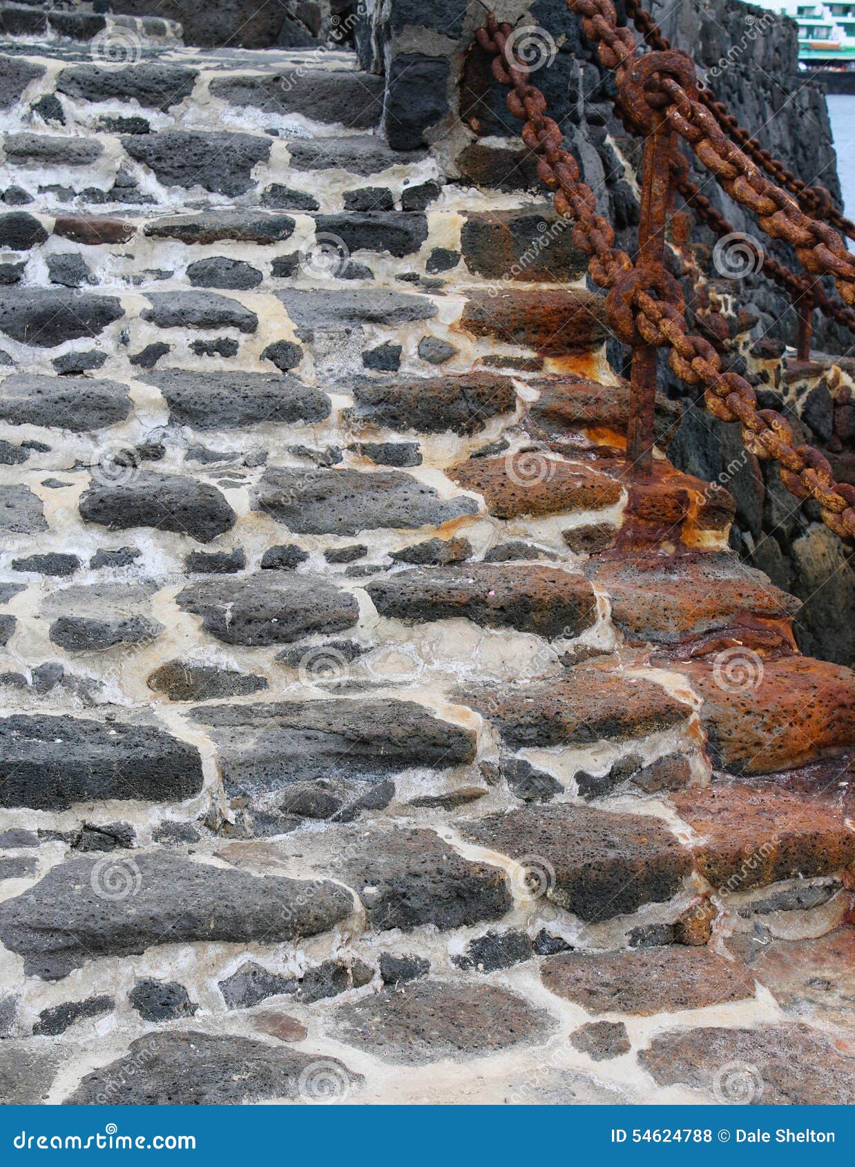 Rusty Steps stock photo. Image of stair, marine, waterfront - 54624788