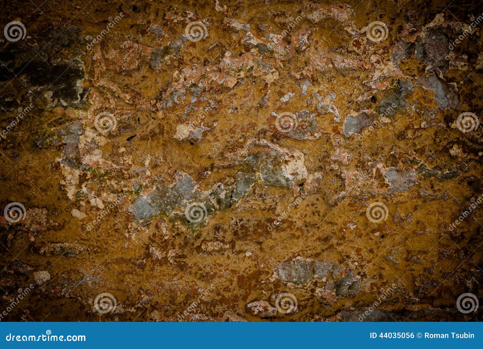 Rusty stone wall stock photo. Image of brown, effect - 44035056